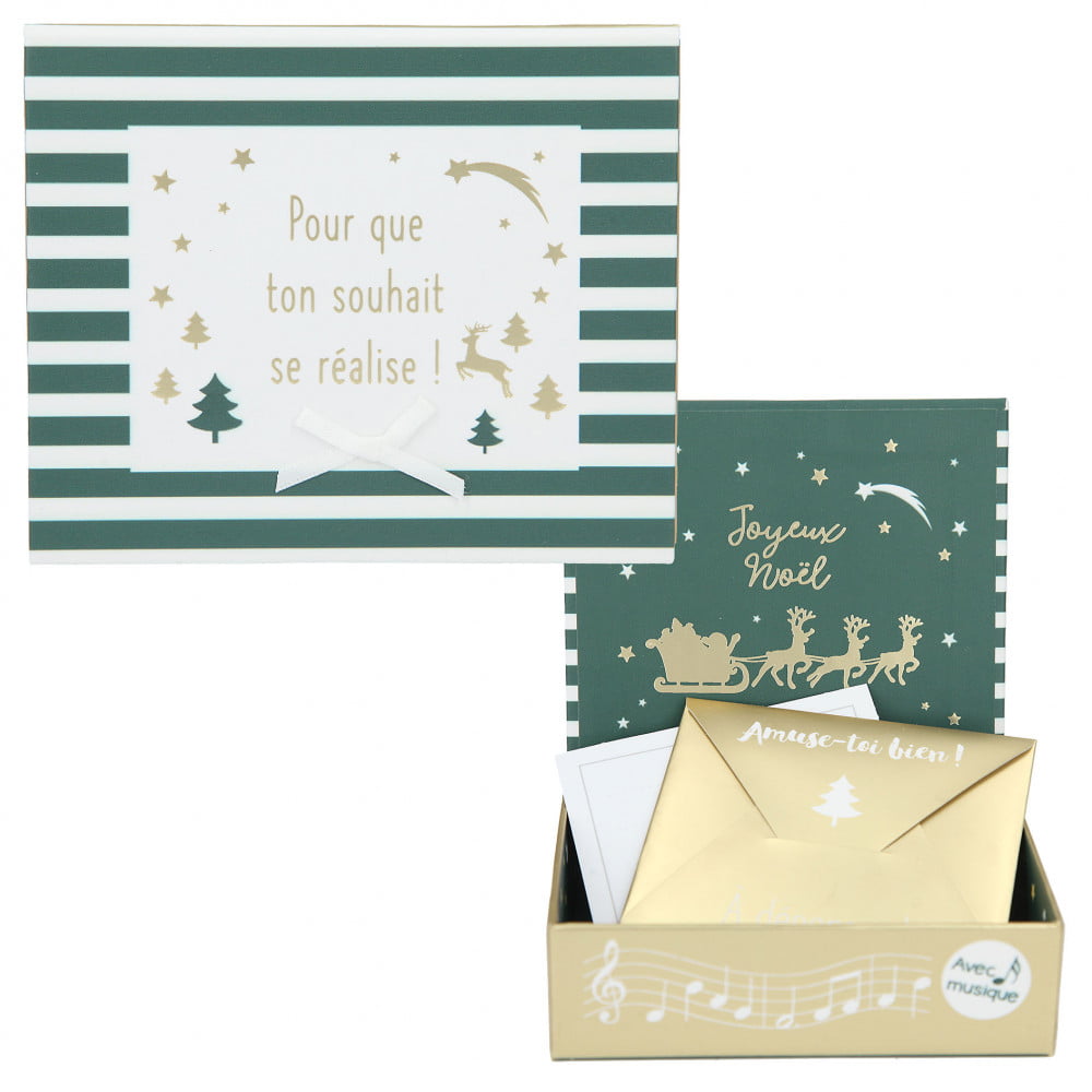 Boîte musicale de Noël Souhait
