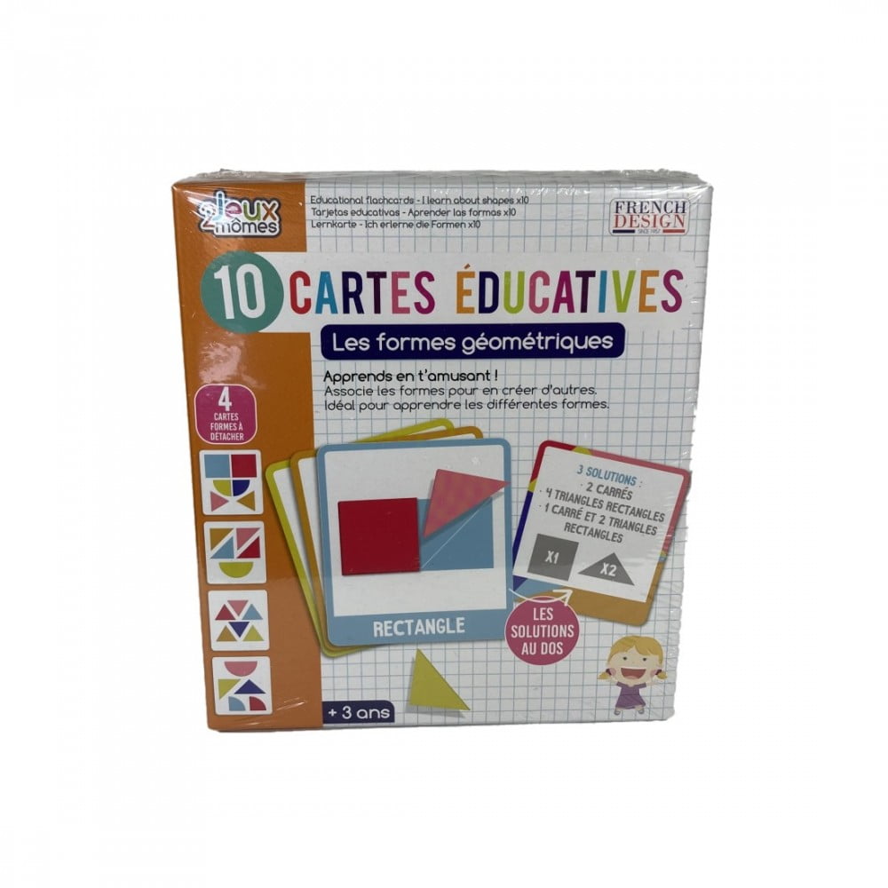 Cartes éducatives Les formes géométriques